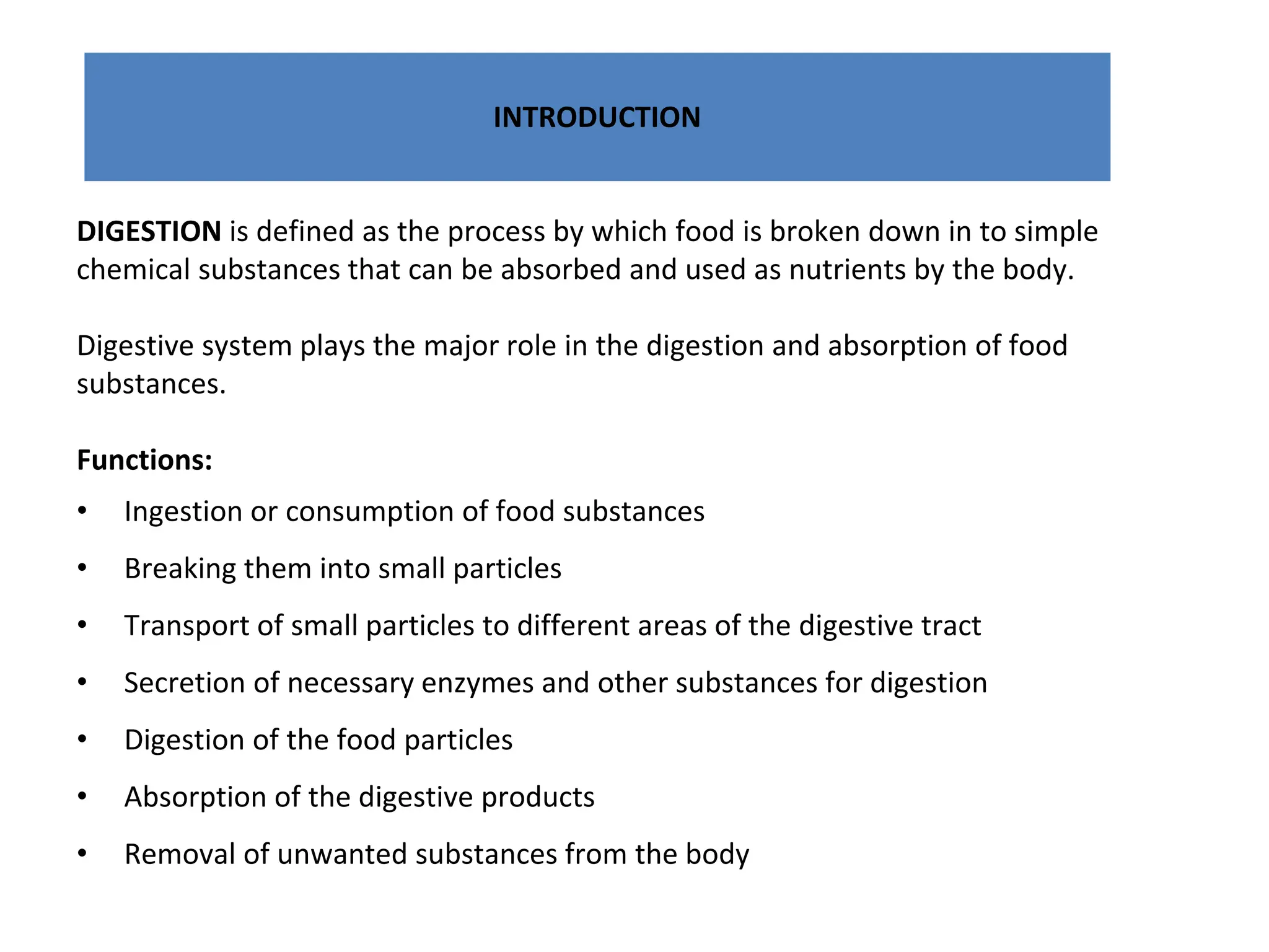 ANATOMY AND PHYSIOLOGY OF HUMAN DIGESTIVE SYSTEM | PPTX