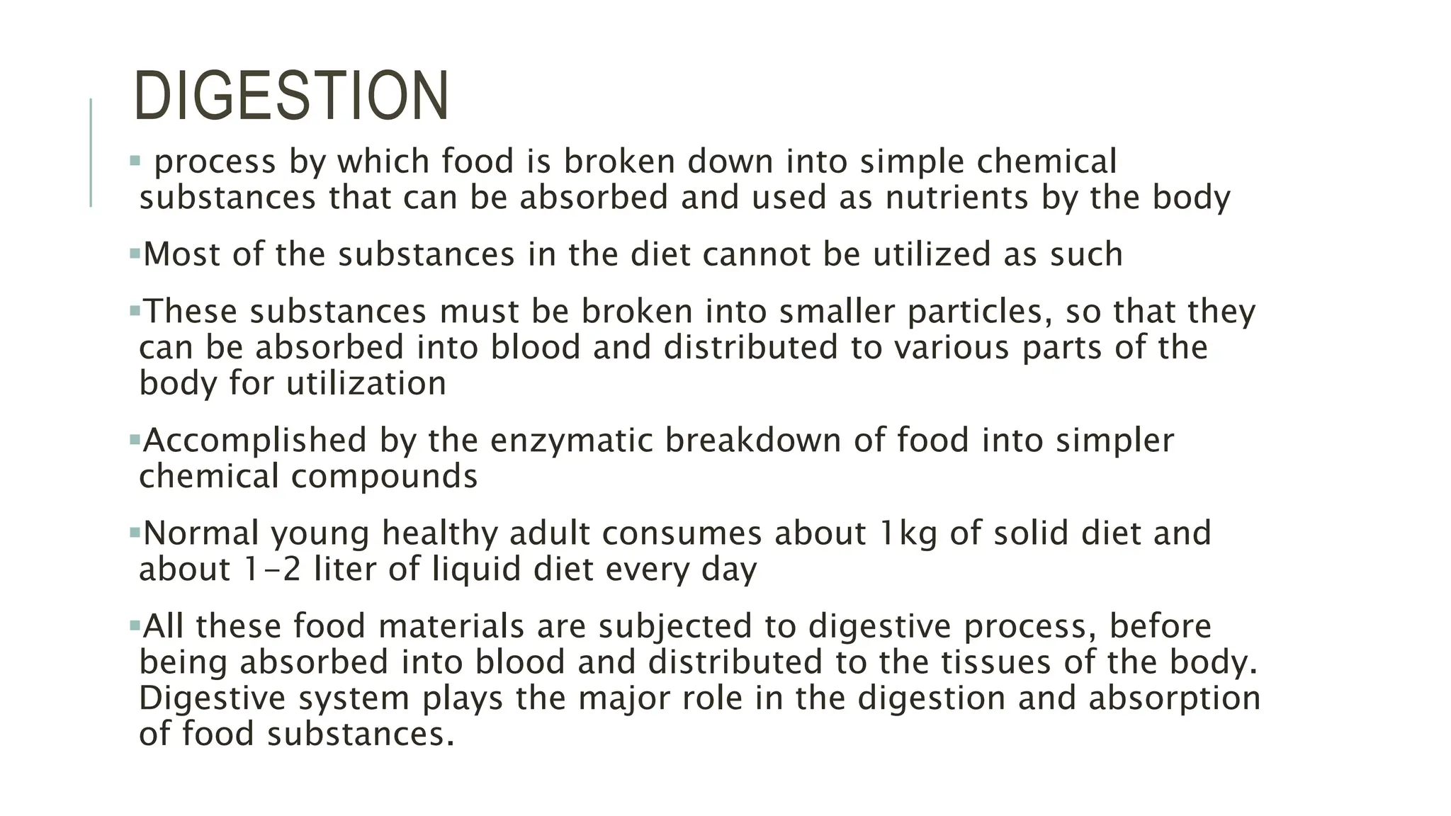 DIGESTIVE SYSTEN INTRODUCTION.pptx GIT PHYSIOLOGY | PPTX