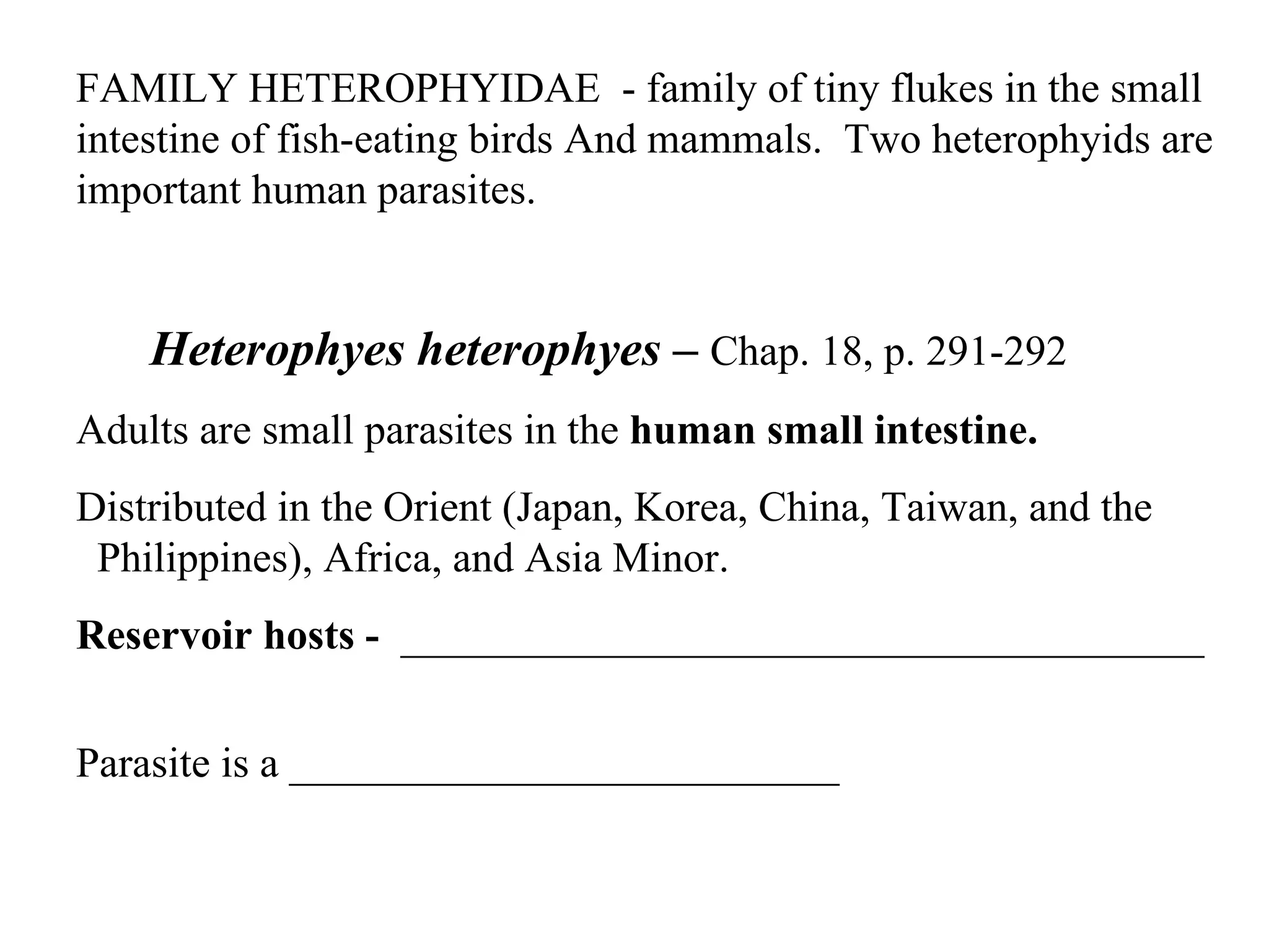 Digestive Trematodes | PPT