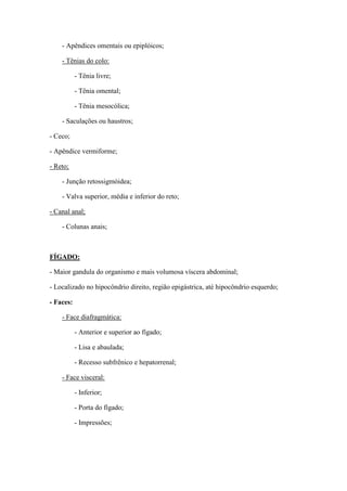 Sistema Digestório | DOCX