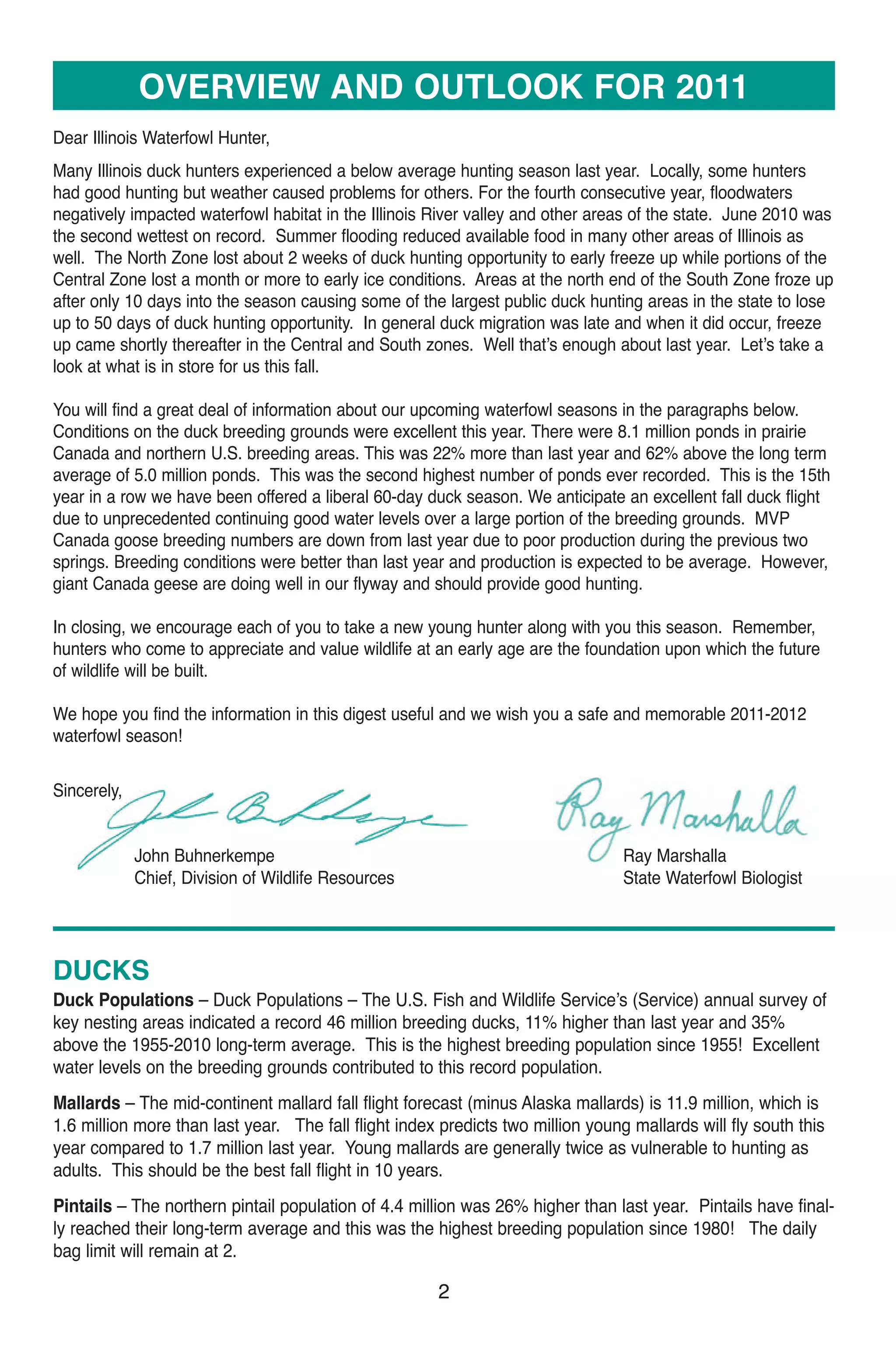 Digest waterfowlhuntingregulations | PDF