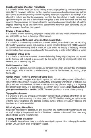 Digest waterfowlhuntingregulations | PDF