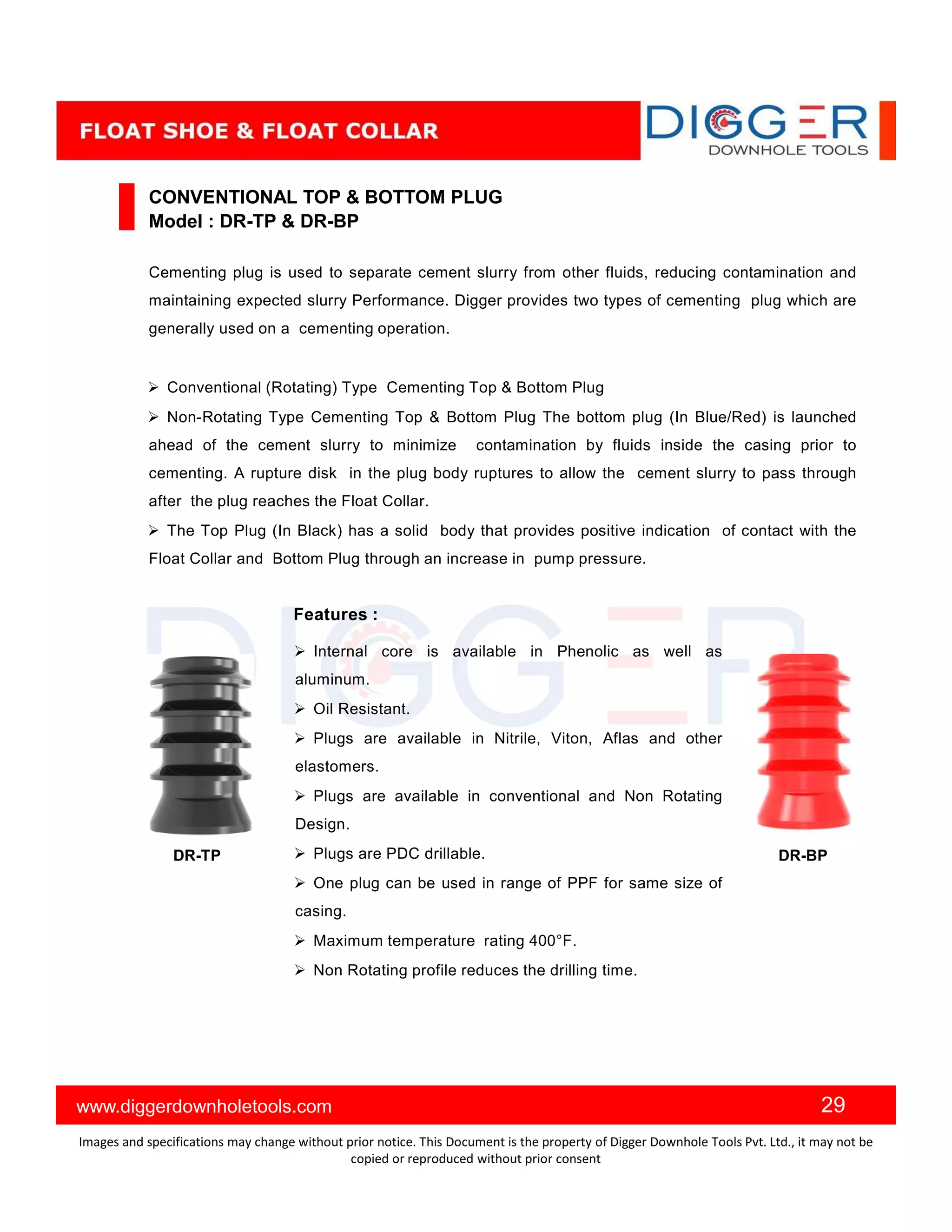 Digger Downhole Tools - Casing Accessories | PDF
