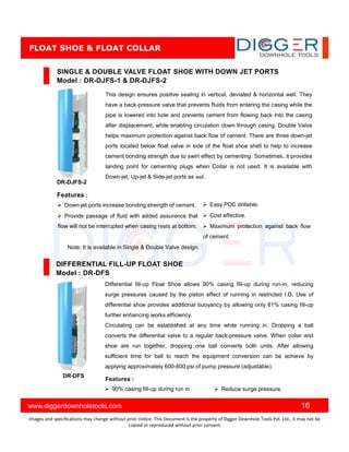 Digger Downhole Tools - Casing Accessories | PDF