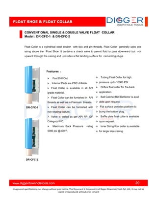 Digger Downhole Tools - Casing Accessories | PDF