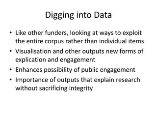 JISC Digging into Data | PPT