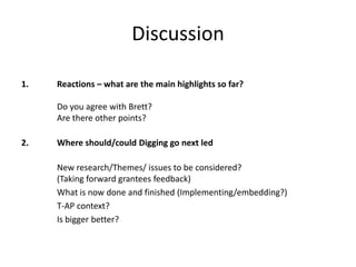 Digging into Data Funders Forum | PPTX