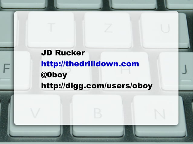 Digg presentation | ODP