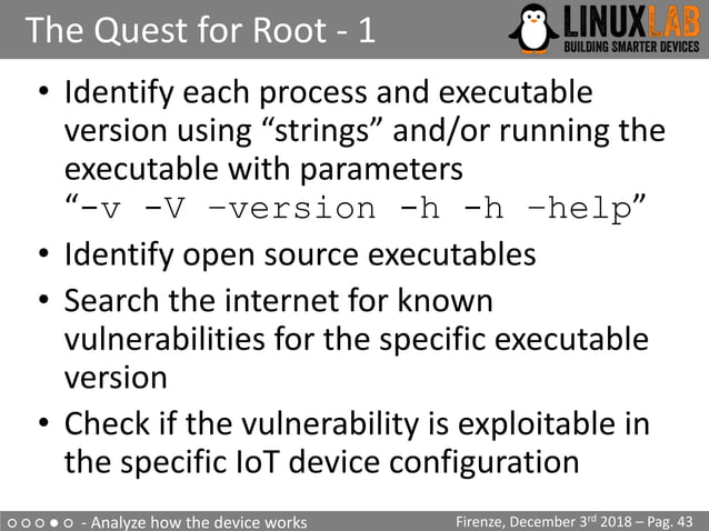 Valerio Di Giampietro - Introduction To IoT Reverse Engineering with an example on a home router ...