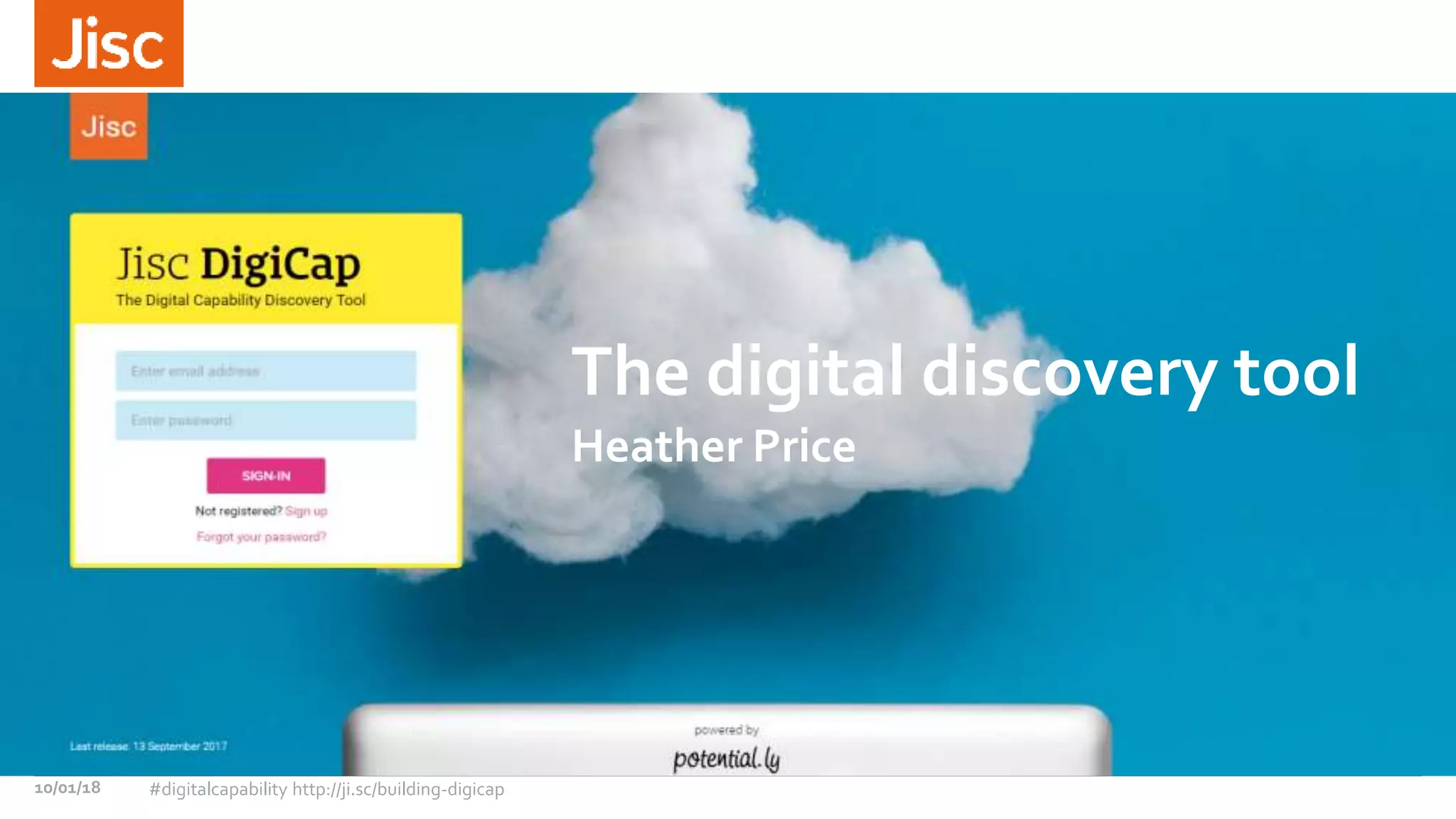 JIsc Digital discovery tool pilot webinar 2018 | PPTX