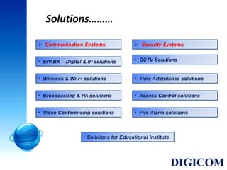 Digicom Company Profile | PPTX