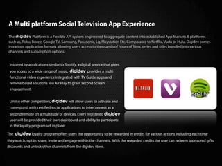 DIGIDEVTV A New area of OTT Distribution | PDF | Home Entertainment Systems | Consumer Electronics