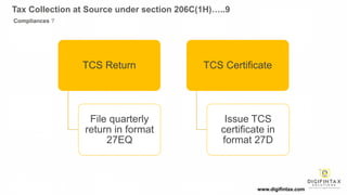 TCS on sale of goods sec 206C(1h) - Analysis, Applicability and Impact ...