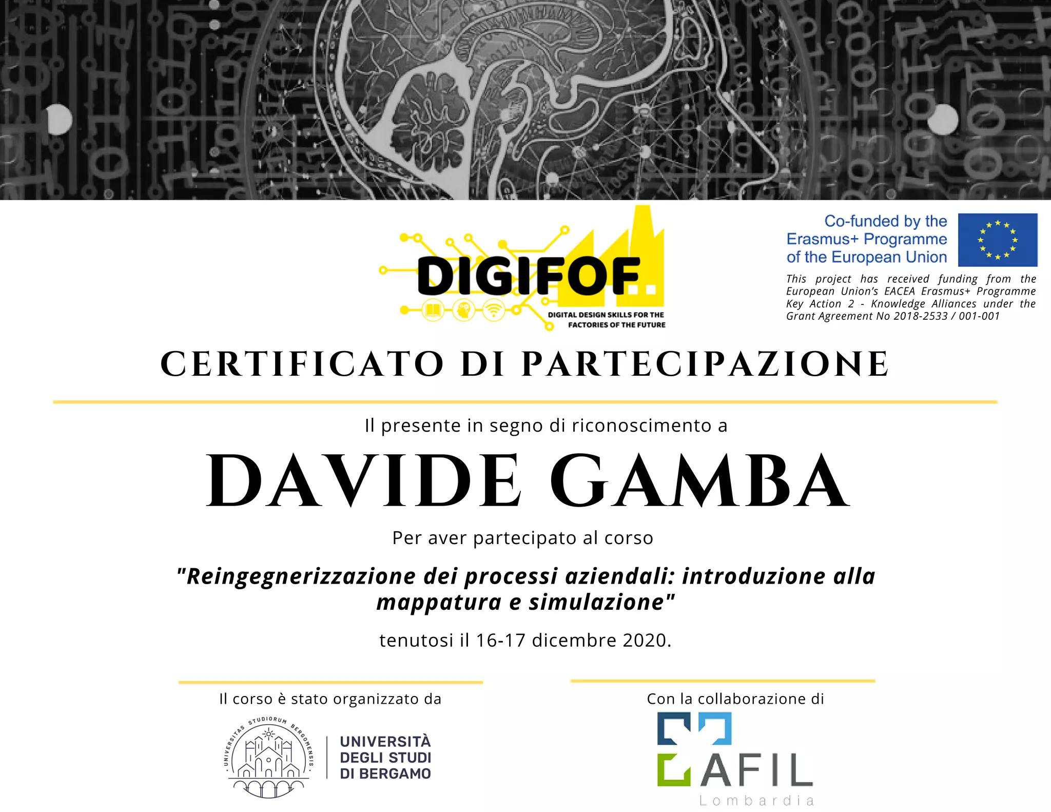 DIGIFOF: Reingegnerizzazione dei processi aziendali: introduzione alla ...