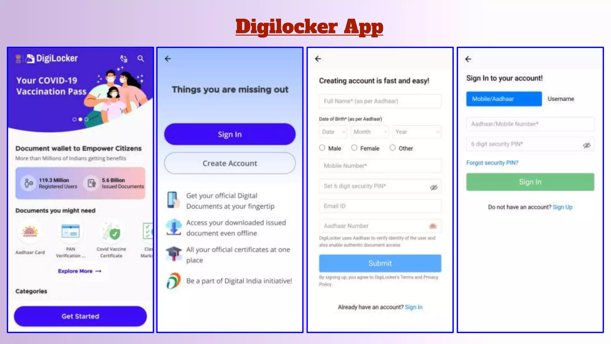 Intoduction to Digilocker | PPTX
