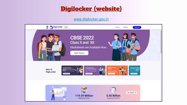 Intoduction to Digilocker | PPTX