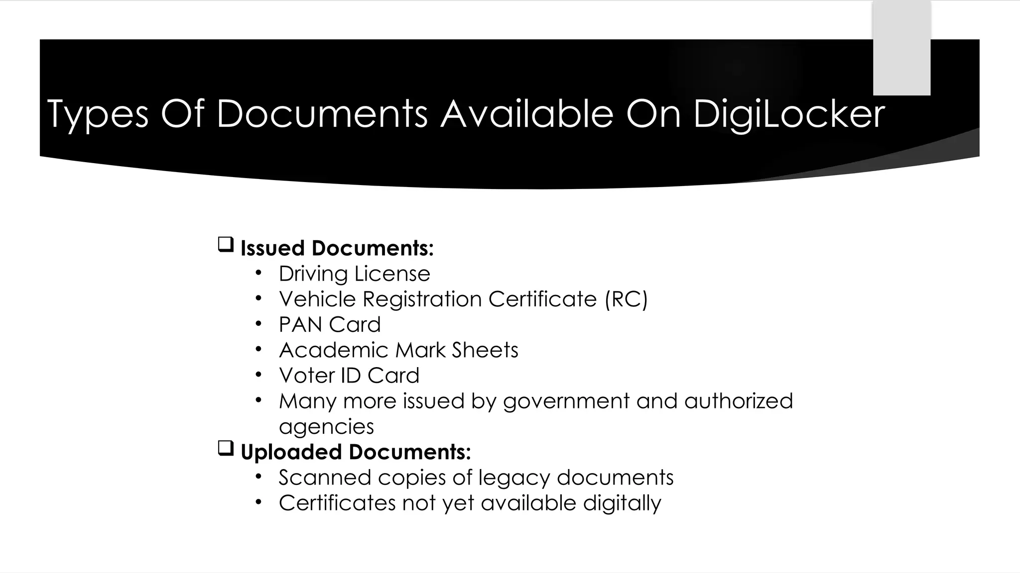 Presentation about digilocker all abouy it | PPT