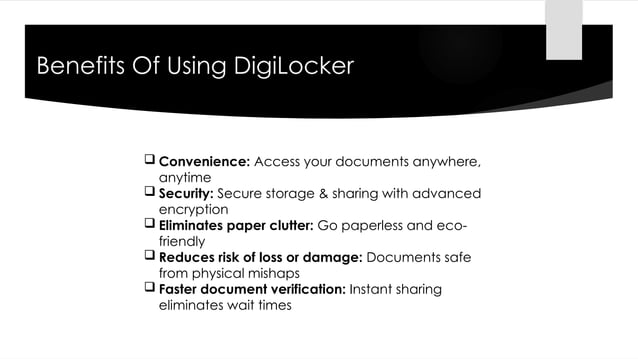 Presentation about digilocker all abouy it | PPT