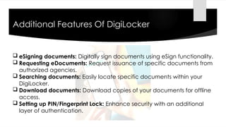 Presentation about digilocker all abouy it | PPT