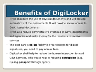 Digilocker by kajal | PPTX