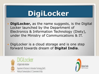Digilocker by kajal | PPTX