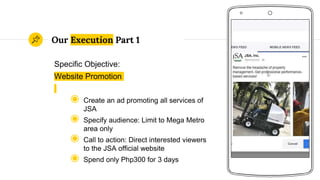 Digital Marketing Plan (JSA, Inc.) | PPT