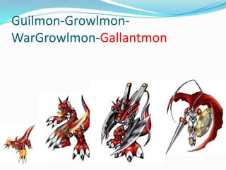 Digimon Guilmon Evolution Chart