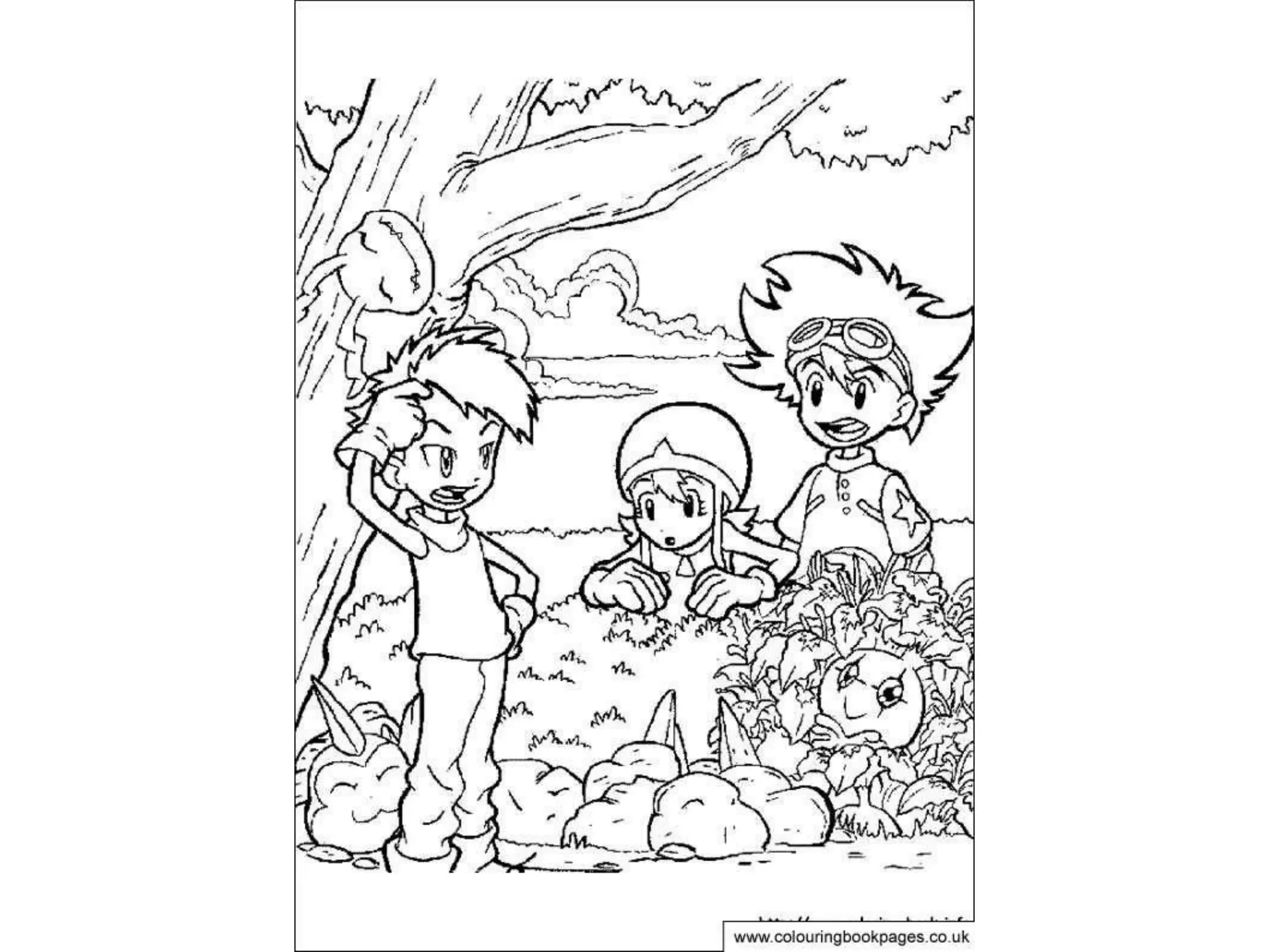 Digimon Colouring Pages and Kids Colouring Activities | PPT