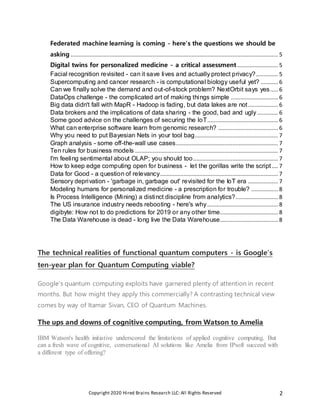 Diginomica 2019 2020 not ai neil raden article links and captions | PDF