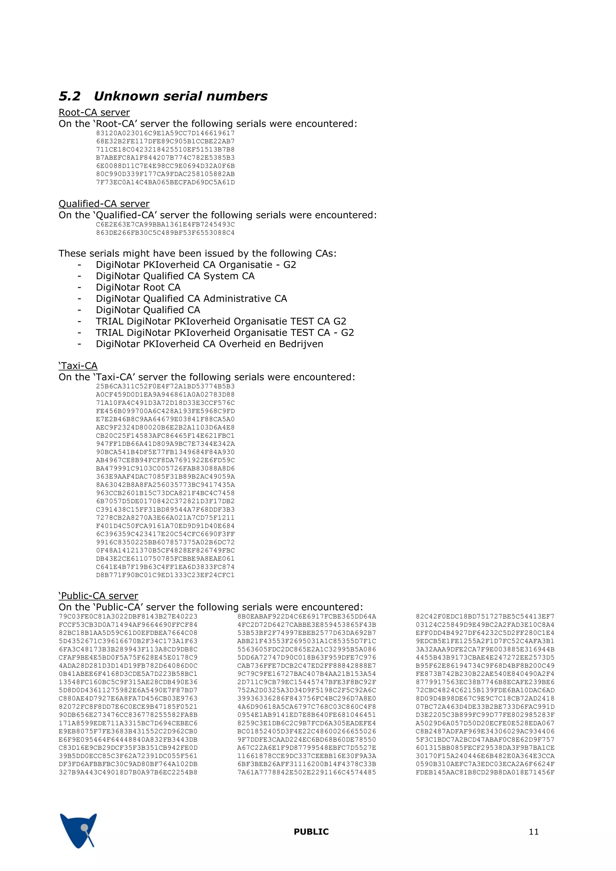 Diginotar Hack - Black-tulip | PDF