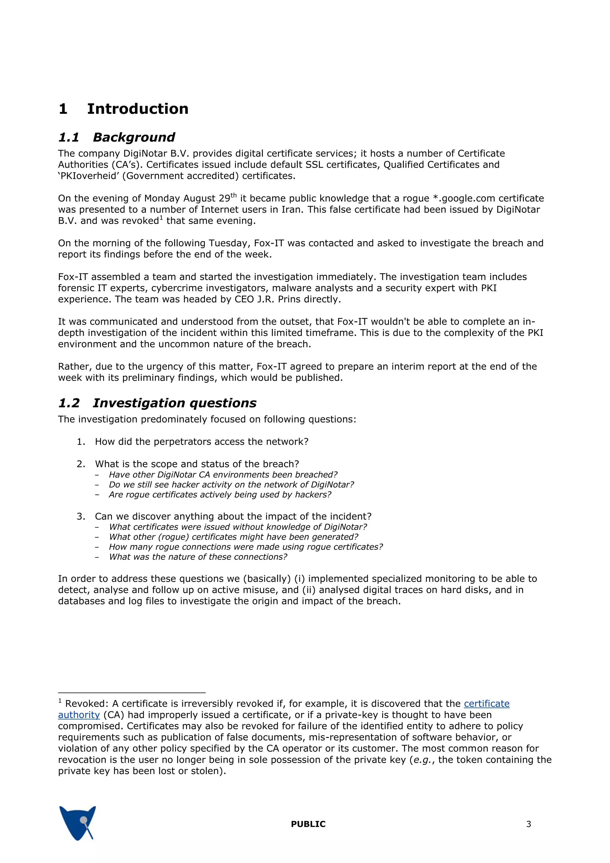 Diginotar Hack - Black-tulip | PDF