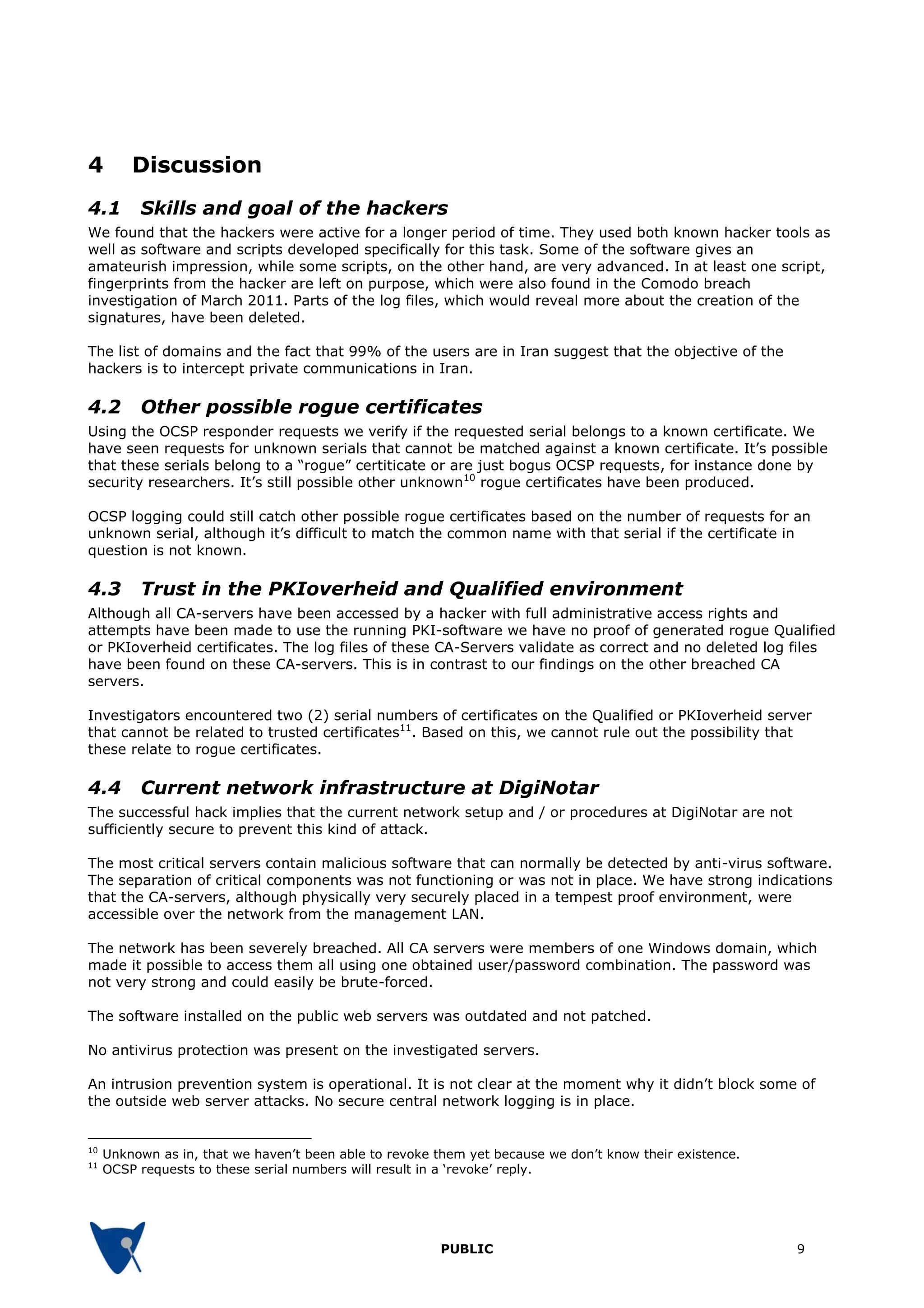 Diginotar Hack - Black-tulip | PDF