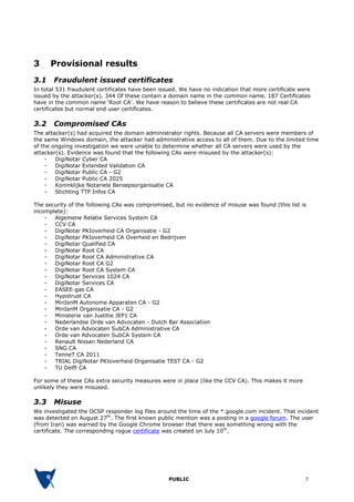 Diginotar Hack - Black-tulip | PDF