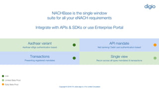 Digio NACHBase_enterprise_portal_for_corporates | PDF | Computing ...