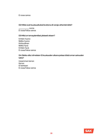 Digiosaaminen ja teknologian muutos SAK:n aloilla | PDF