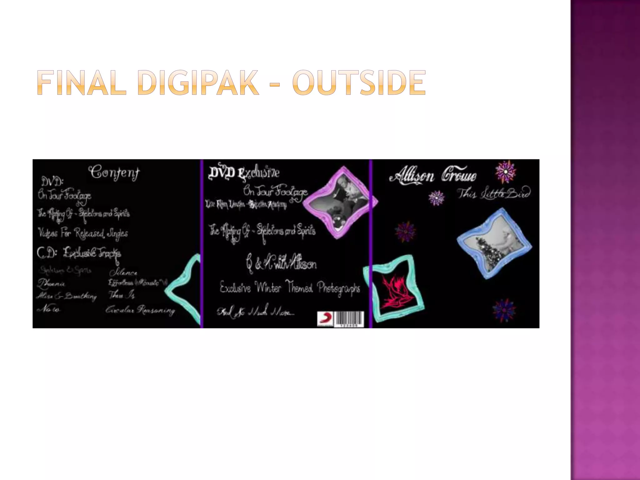 Digipack slides | PPTX
