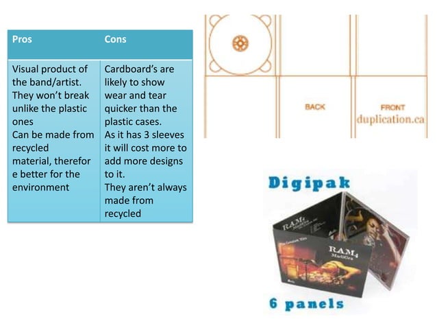 Digipack Analysis | PPT