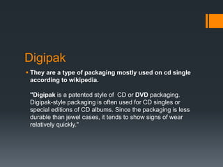 Research on Digipak | PPT