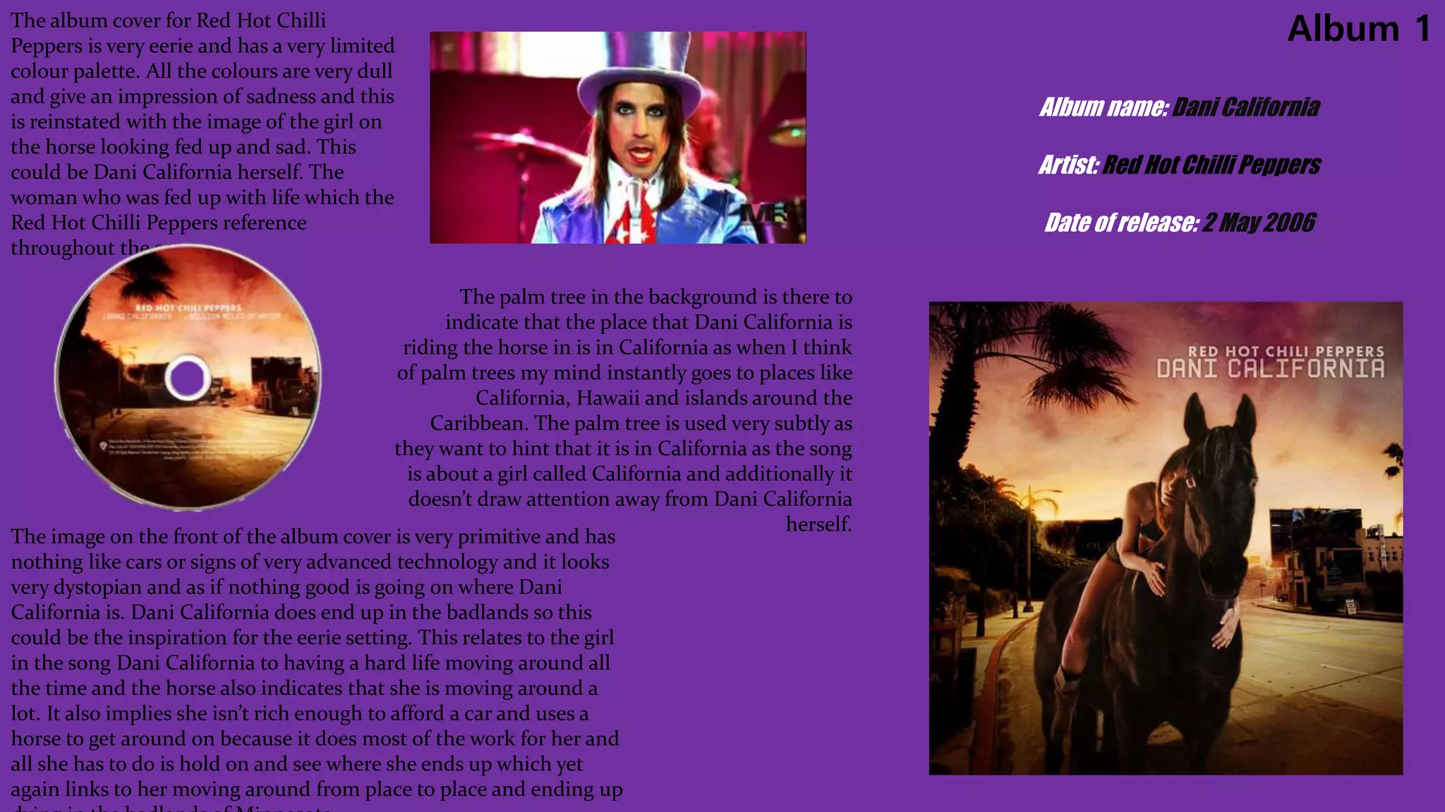 Digipack and album covers | PPTX