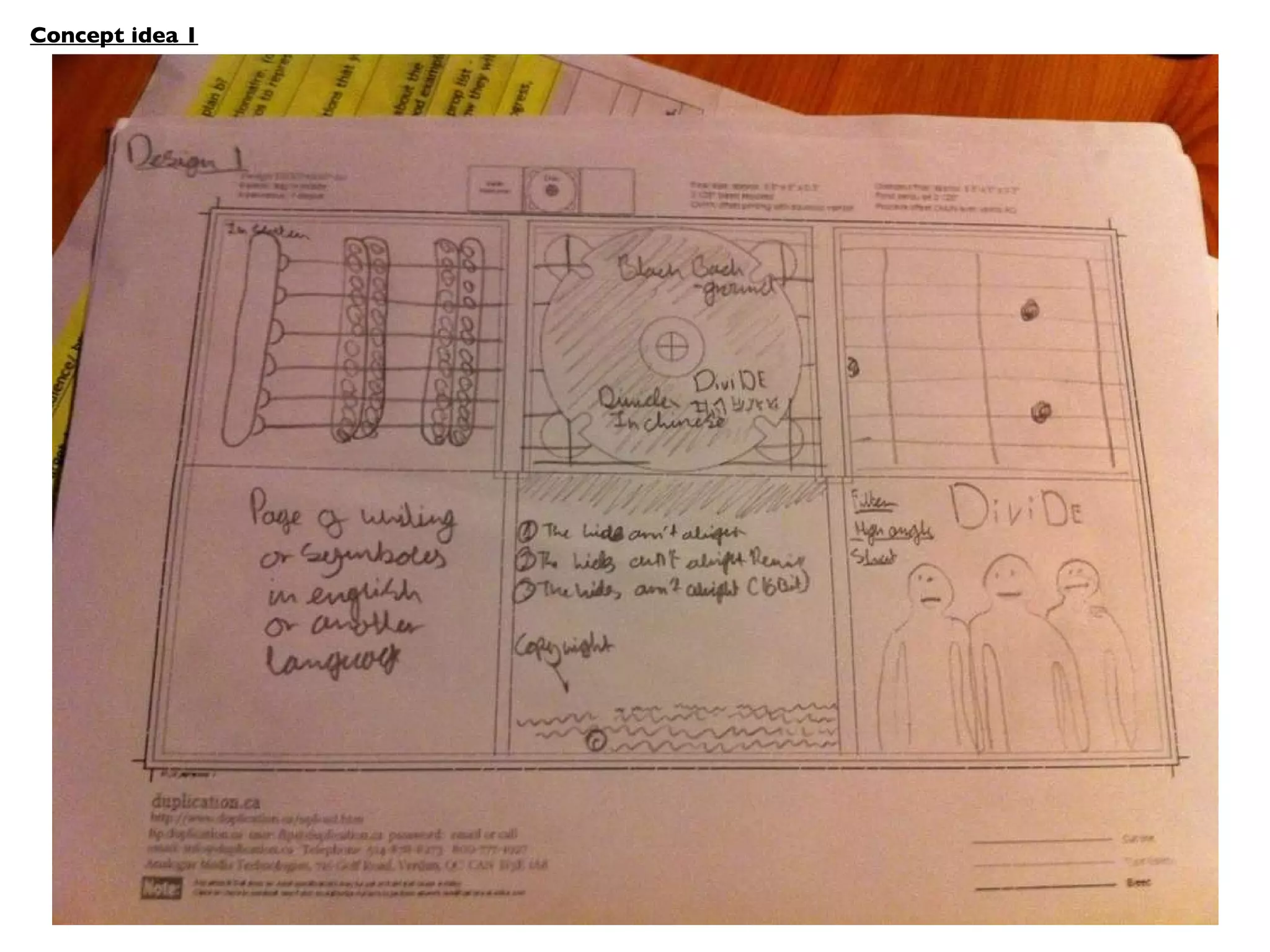 Digipack concepts export | PPT