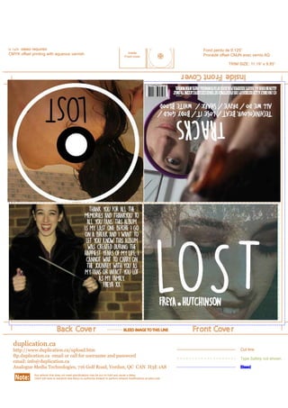 Digipack final indesign | PDF