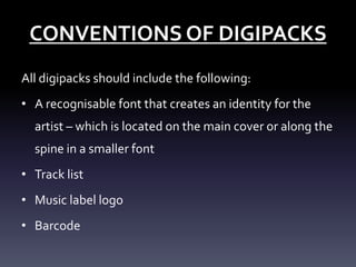 Digipack presentation | PPT