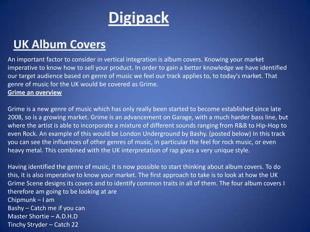 Digipacks | PPT