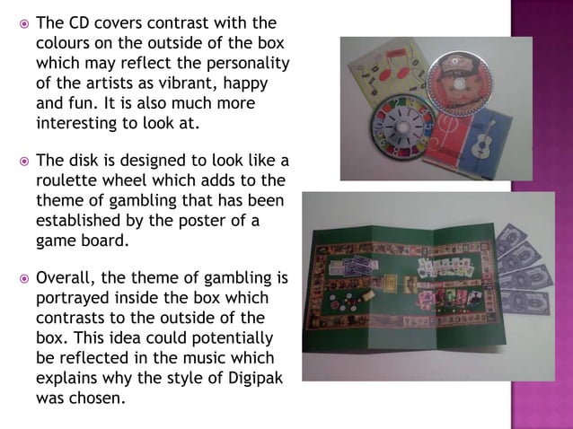 Explanation & Analysis of a Digipak | PPT