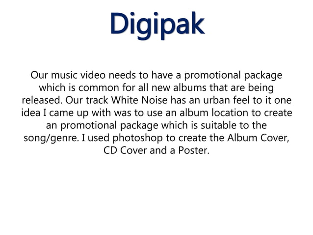 Digipak | PPT