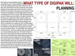 Inital digipak planning | PPTX