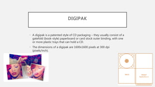 Digipak - Information and Conventions | PPTX