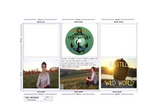 Digipak Template (with CD) | DOCX