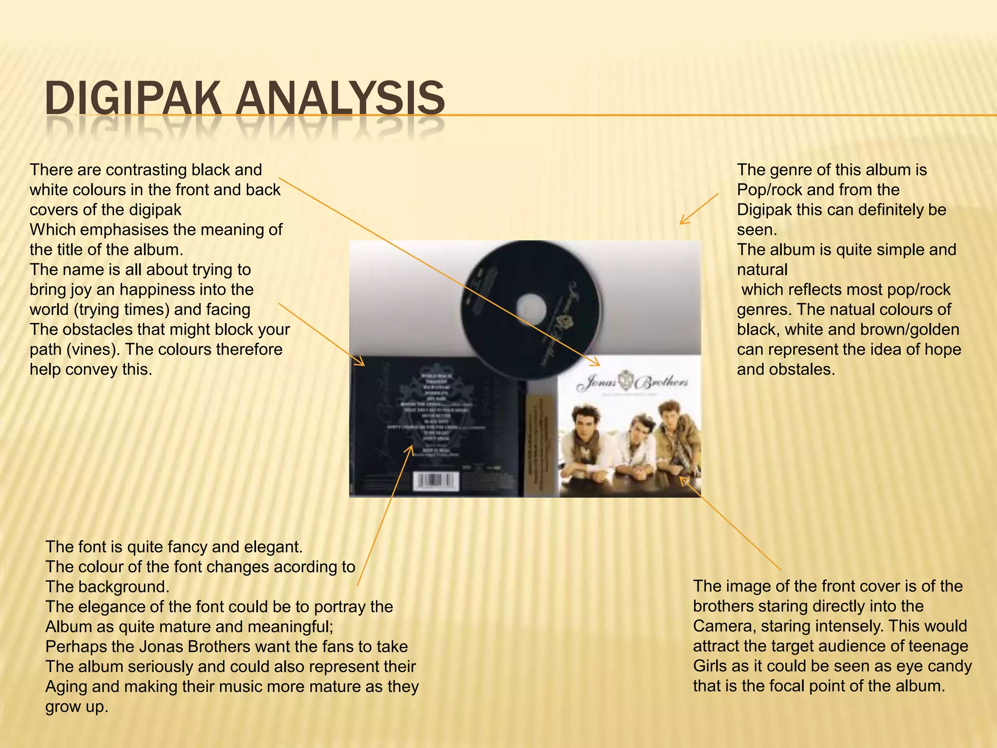Digipak analysis | PPT