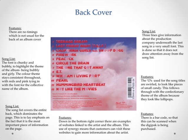 RESEARCH: Digipak Analysis | PPTX